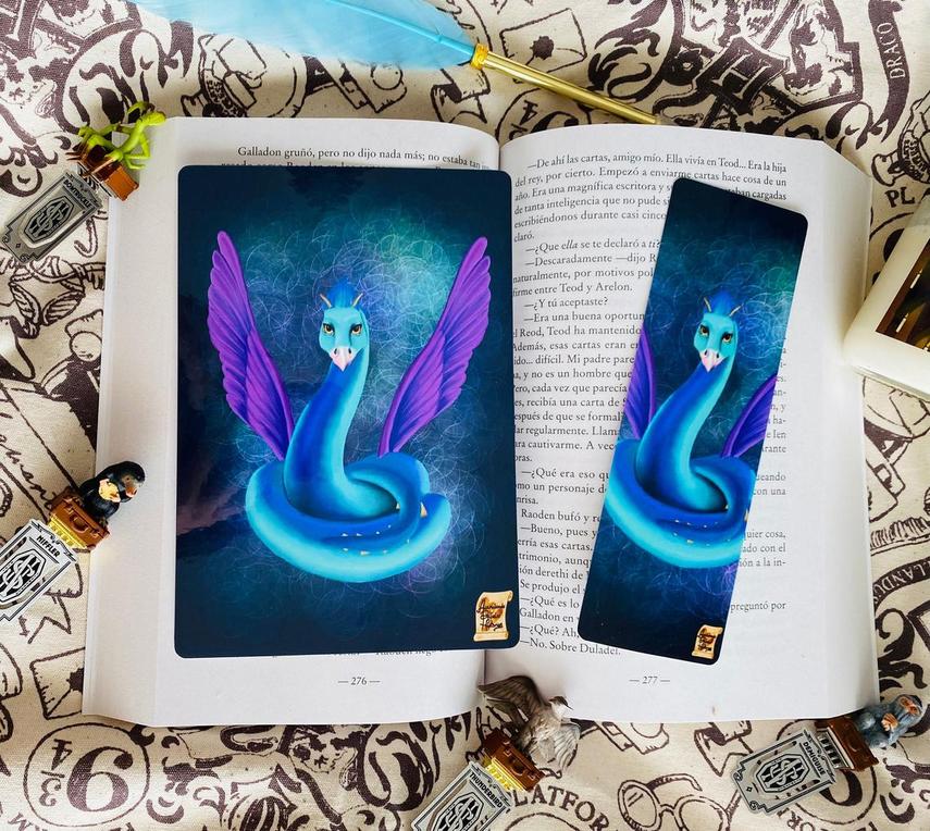 Ilustración Occamy Animales Fantásticos - Acariciando Papel con Historias