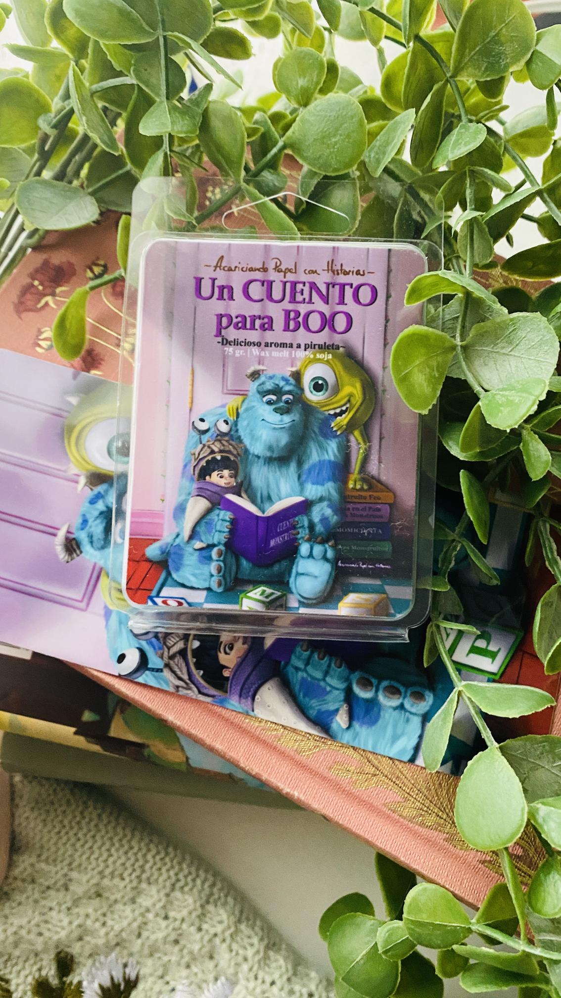 Wax Melt artesanal Un cuento para Boo - Acariciando Papel con Historias